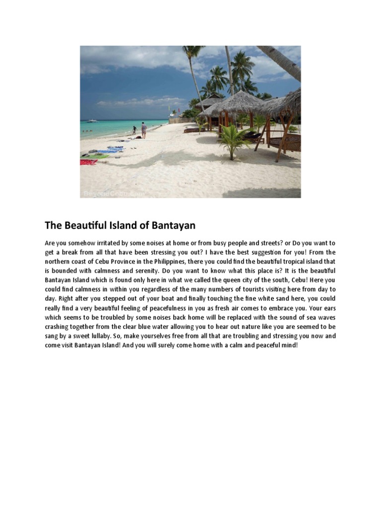 The Beautiful Island of Bantayan | PDF