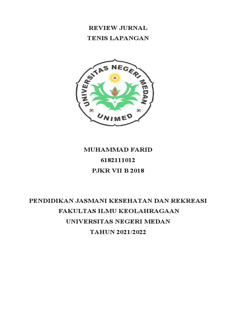 Critical Jurnal Review Tenis Lapangan Muhammad Farid - 6182111012 - PJKR B 2018 | PDF | Karier ...