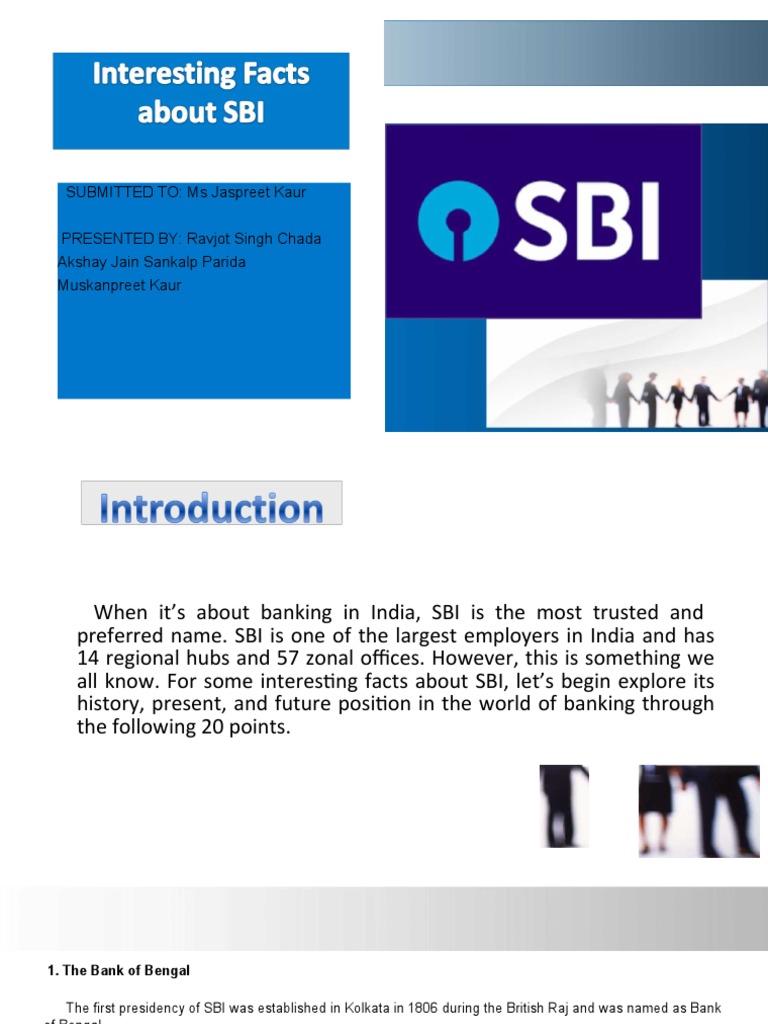 Interesting Facts About SBI | Download Free PDF | Banking | Financial ...