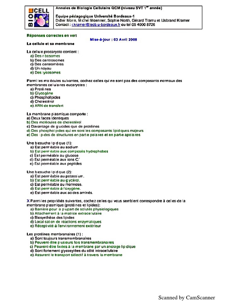 Qcms Cytologie | PDF