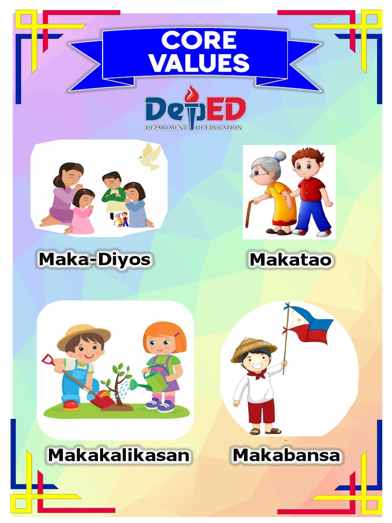 Deped VISION MISSION CORE VALUES | PDF