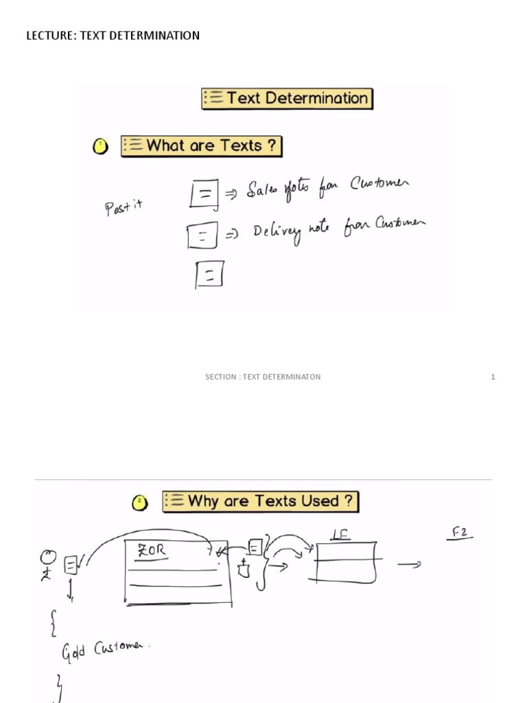 Text Determination Lecture Overview | PDF | Foreign Language Studies