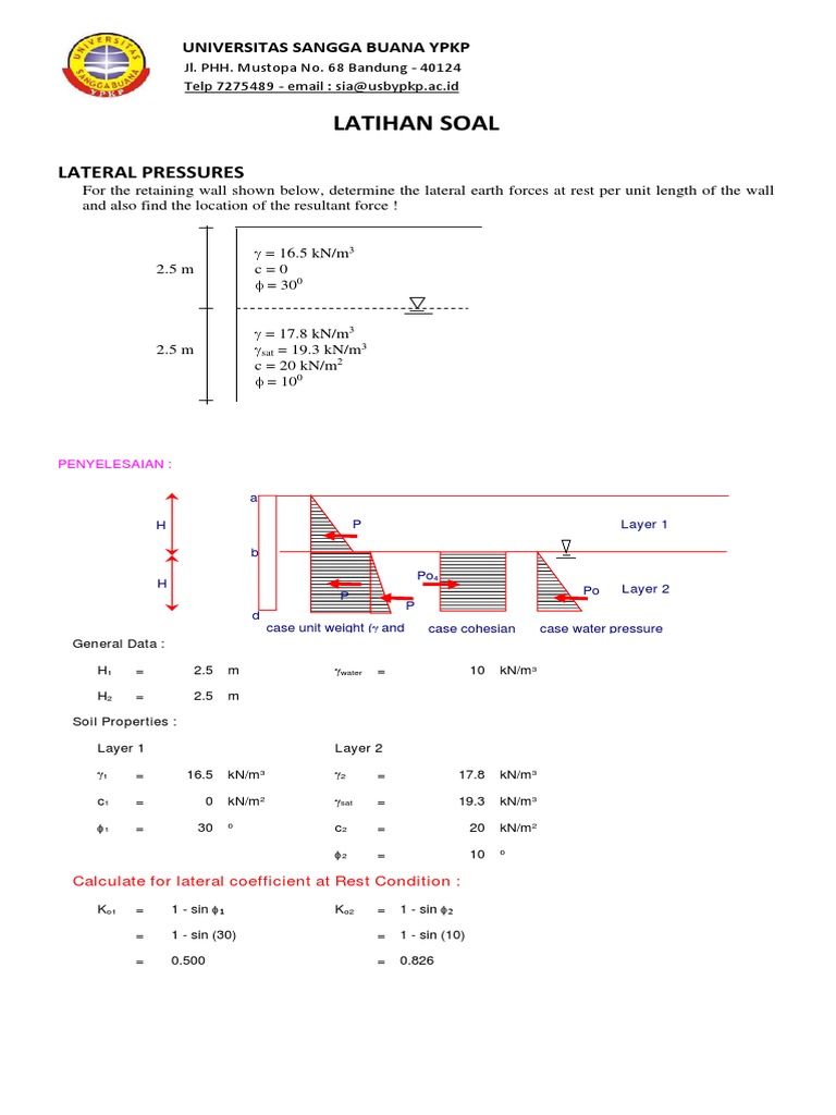 Latihan Soal UTS | PDF | Applied And Interdisciplinary Physics | Earth Sciences
