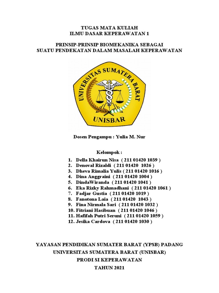 Prinsip Biomedika Dalam Keperawatan - IDK1 Kel 2-1 | PDF