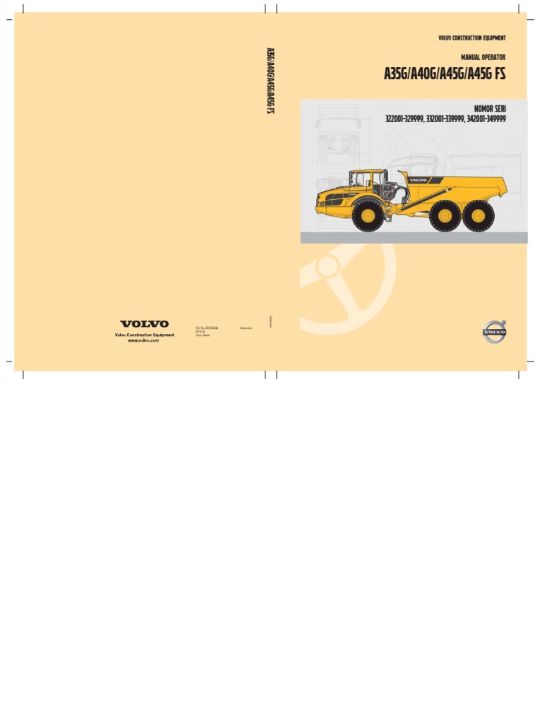 A35G/A40G/A45G FS Operator Manual | PDF | Technology & Engineering