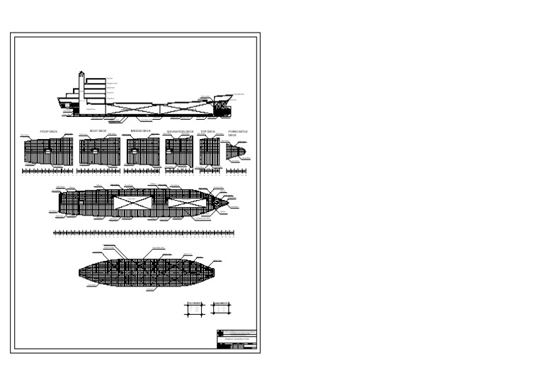 Ship Construction Profile Dimensions | PDF | Stern | Deck (Ship)