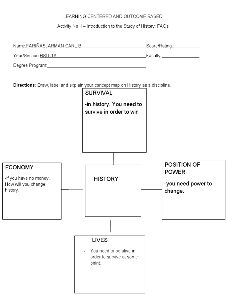 History Study for BSIT Students | PDF | Cognition