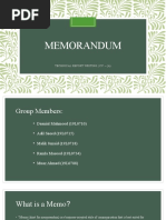 Memo Writing PPT Slides | PDF | Memorandum | Paragraph