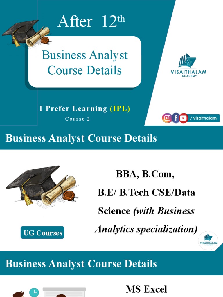Business Analytics Visaithalam | PDF