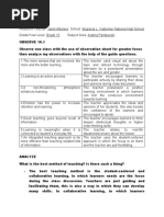 Reflection in DLL | PDF | Differentiated Instruction | Teachers