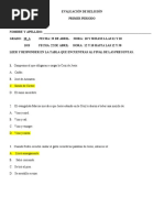 Cuestionario Sobre Cuaresma y Semana Santa Grado 7 | PDF | Prestado ...
