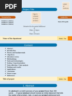 Mid Term REPORT FORMAT | PDF | Technology & Engineering