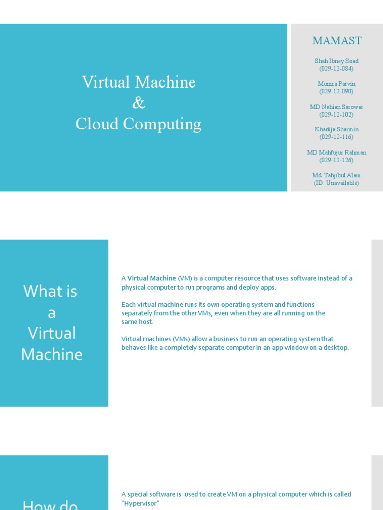 Virtual Machine & Cloud Computing: Mamast | Download Free PDF | Cloud Computing | Virtual Machine