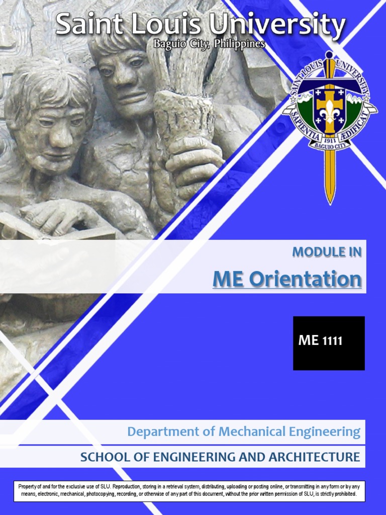 ME 1111 - Module | PDF | Engineering | Engineer