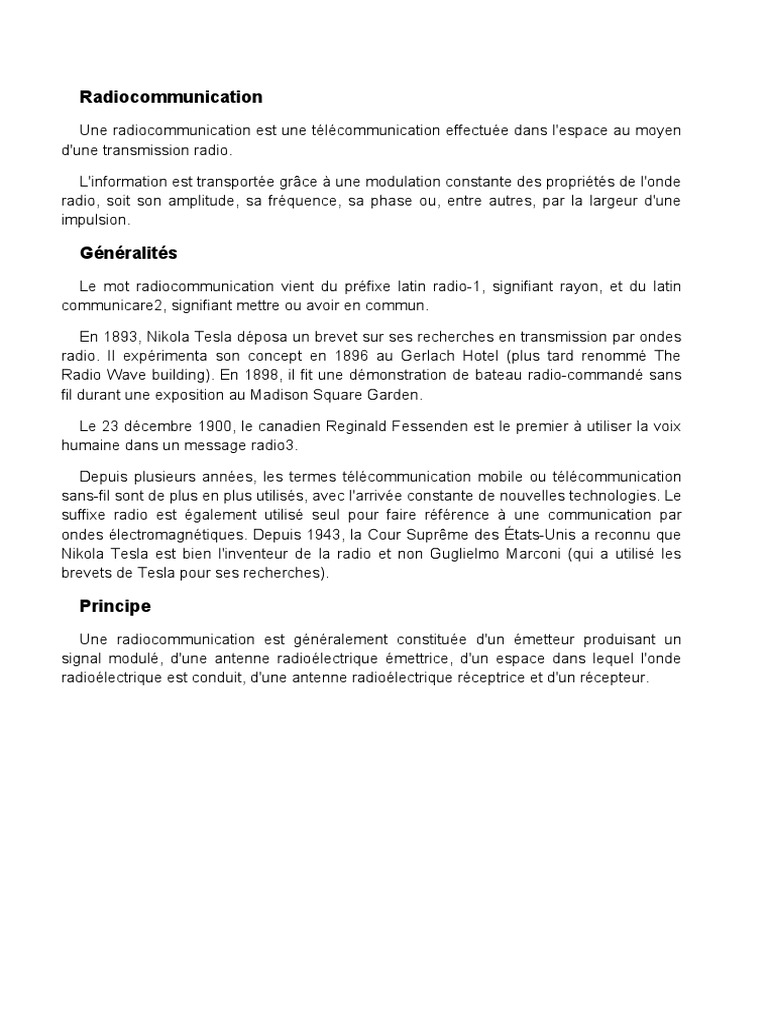 Radiocommunication | PDF | Art