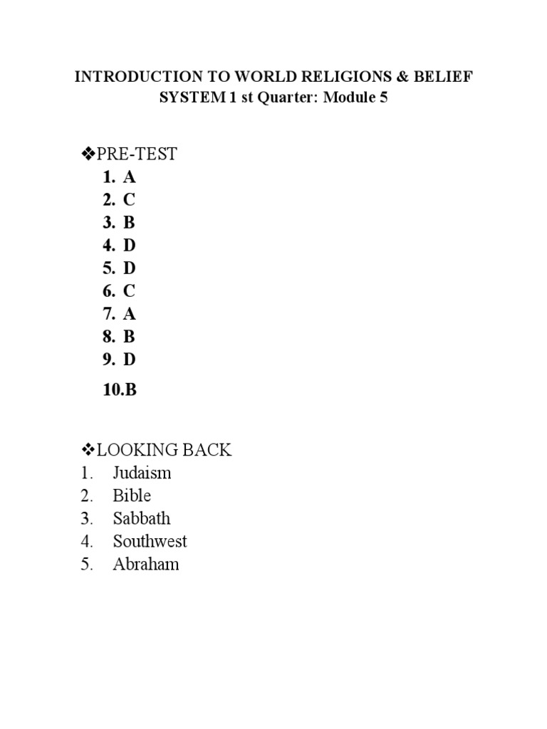 Introduction To World Religions | PDF