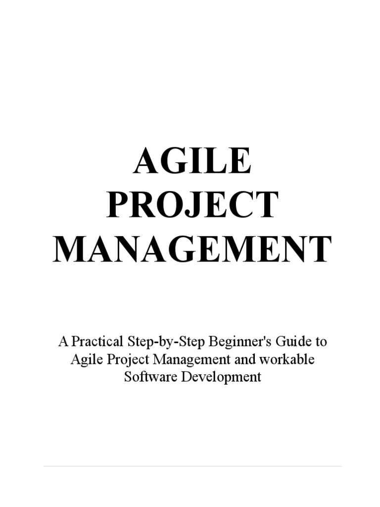 Agile Project Management Full Work | PDF | Scrum (Software Development ...