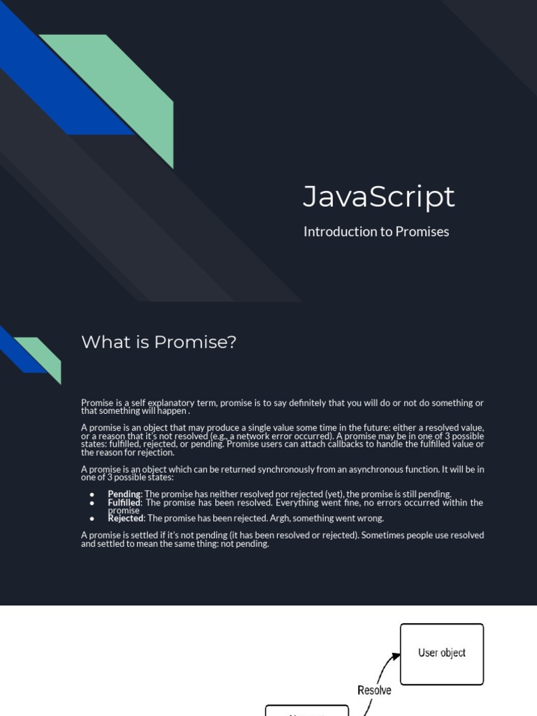 Javascript: Introduction To Promises | Download Free PDF | Callback (Computer Programming ...