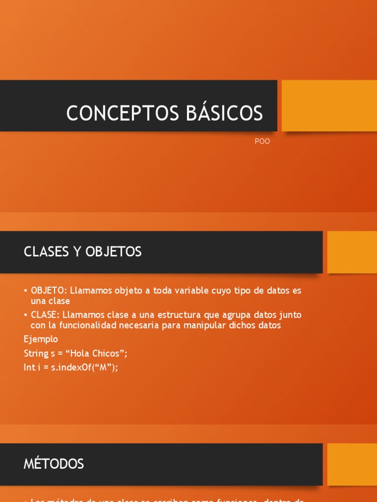 Introducción a POO: Clases y Métodos | PDF
