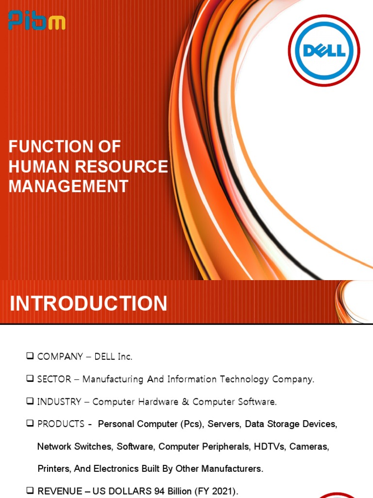 Dell HR Management Overview | PDF | Recruitment | Human Resource Management