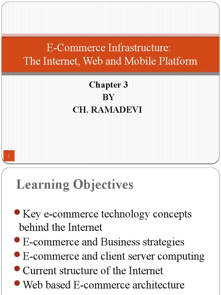 E-Commerce Infrastructure: The Internet, Web and Mobile Platform | PDF ...