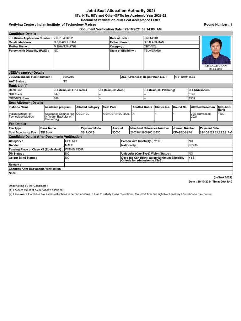 Acceptance Letter | Download Free PDF | Vocational Education | Educational Stages