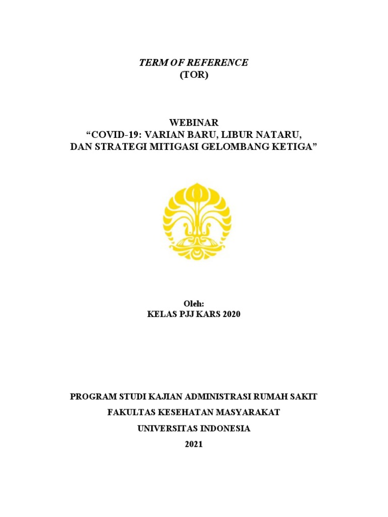 TOR Webinar UAS - New | PDF