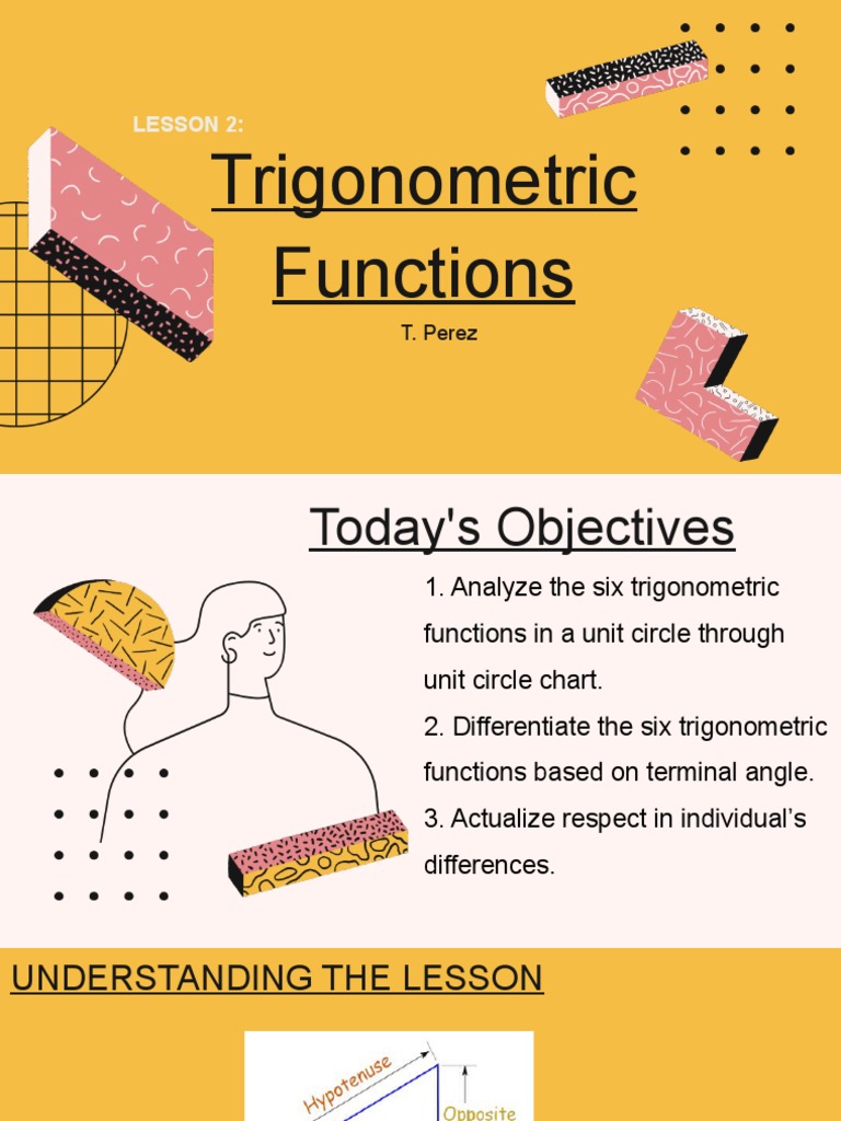 Lesson 2:: Trigonometric Functions | PDF | Trigonometric Functions | Sine