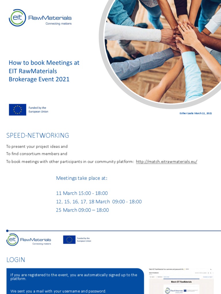 2021 Online Brokerage Speed Networking Instructions Update | PDF | Tag ...