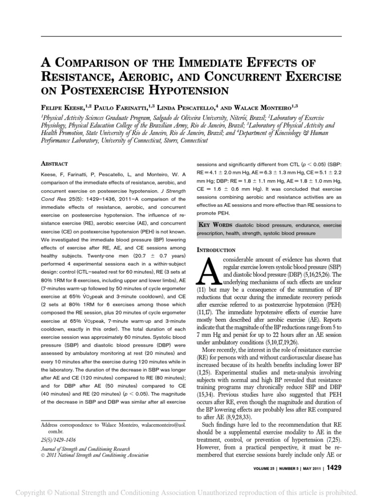 J Strength Cond Res - 2011 - A Comparison of The Immediate Effects of ...