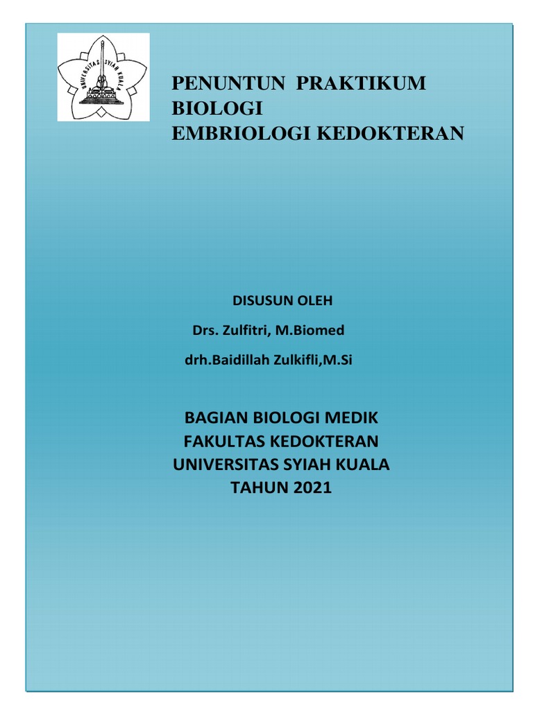 Praktikum Biologi-Embriologi Kedokteran | PDF