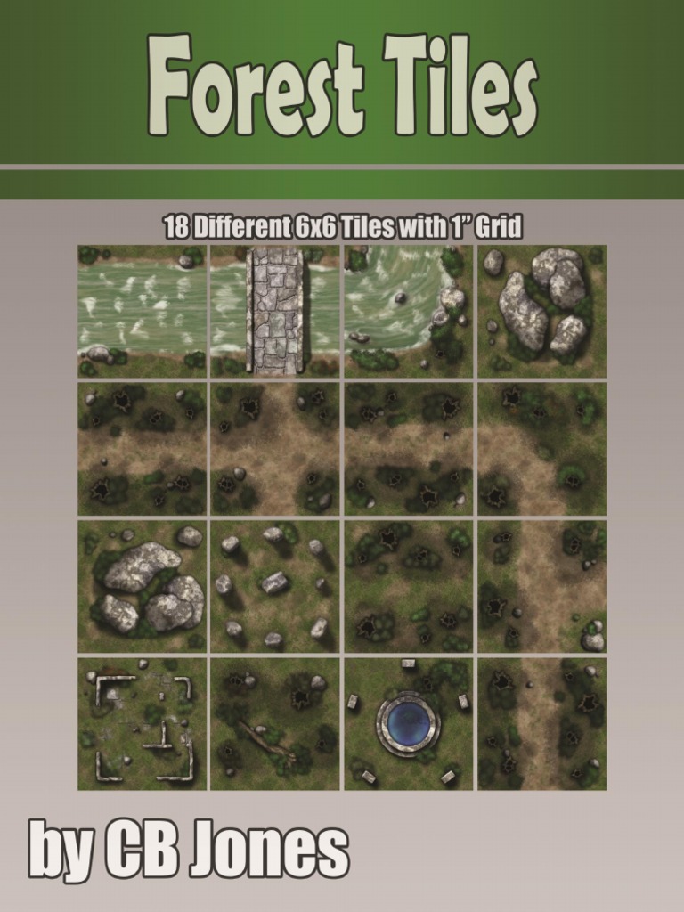 Forest Tiles v2017 With Grid | PDF