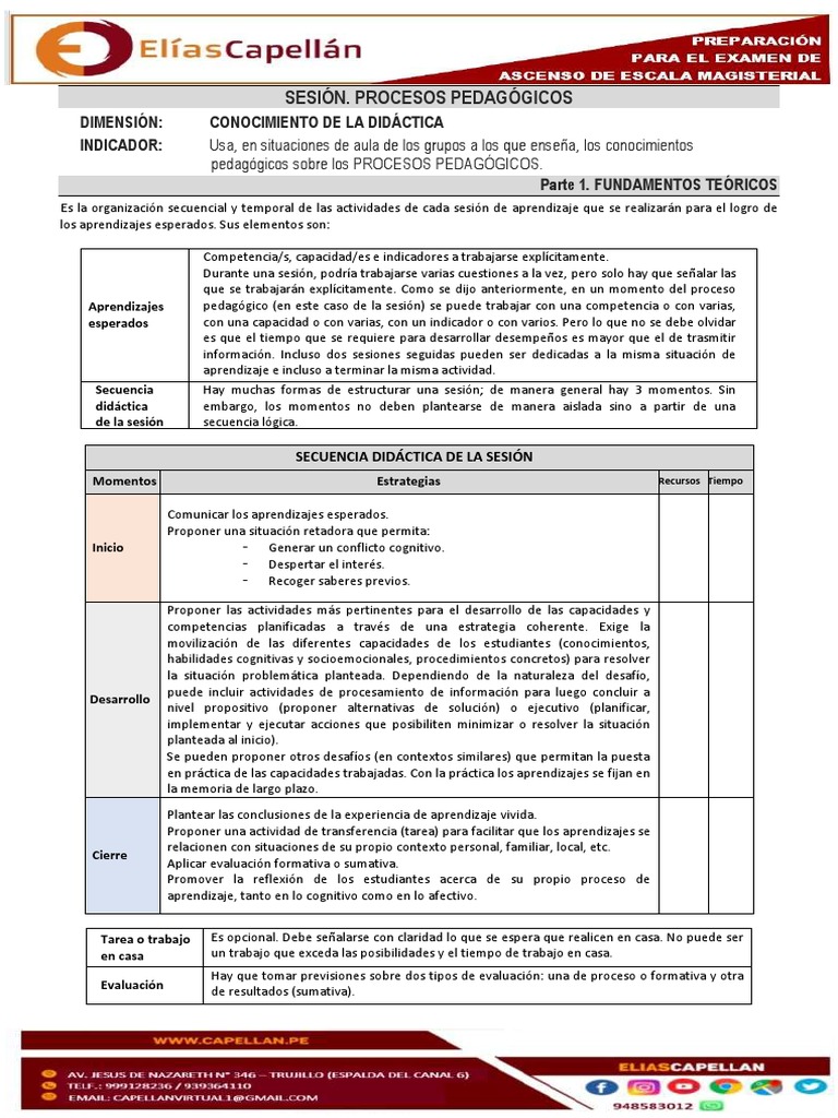Sesion 01 - Claves de Practica Casuística - Secundaria | PDF | Aprendizaje | Evaluación