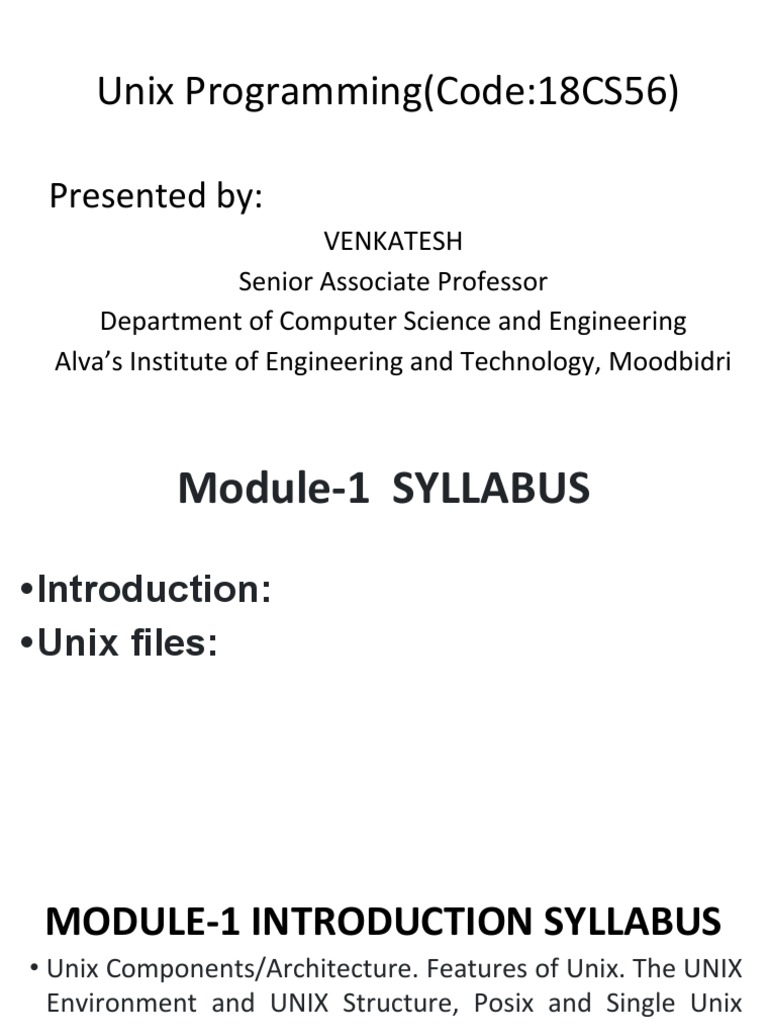 Unix Programming | PDF | Computer File | Operating System