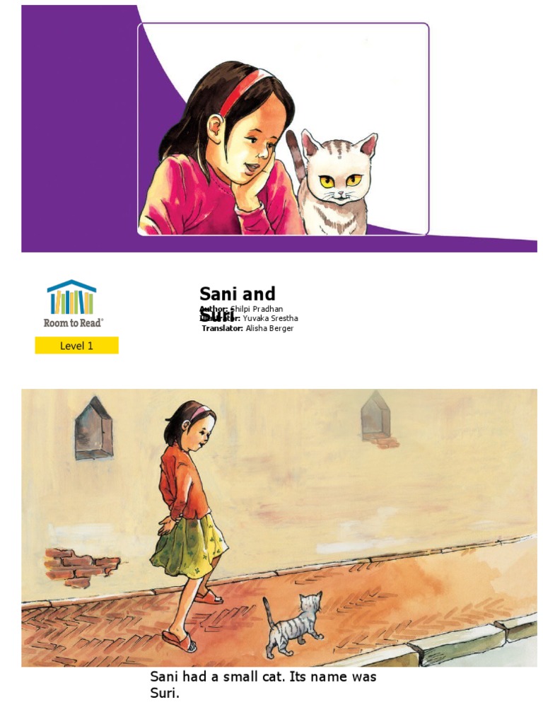 Sani and Suri: Author: Shilpi Pradhan Illustrator: Yuvaka Srestha | PDF | Creative Commons License