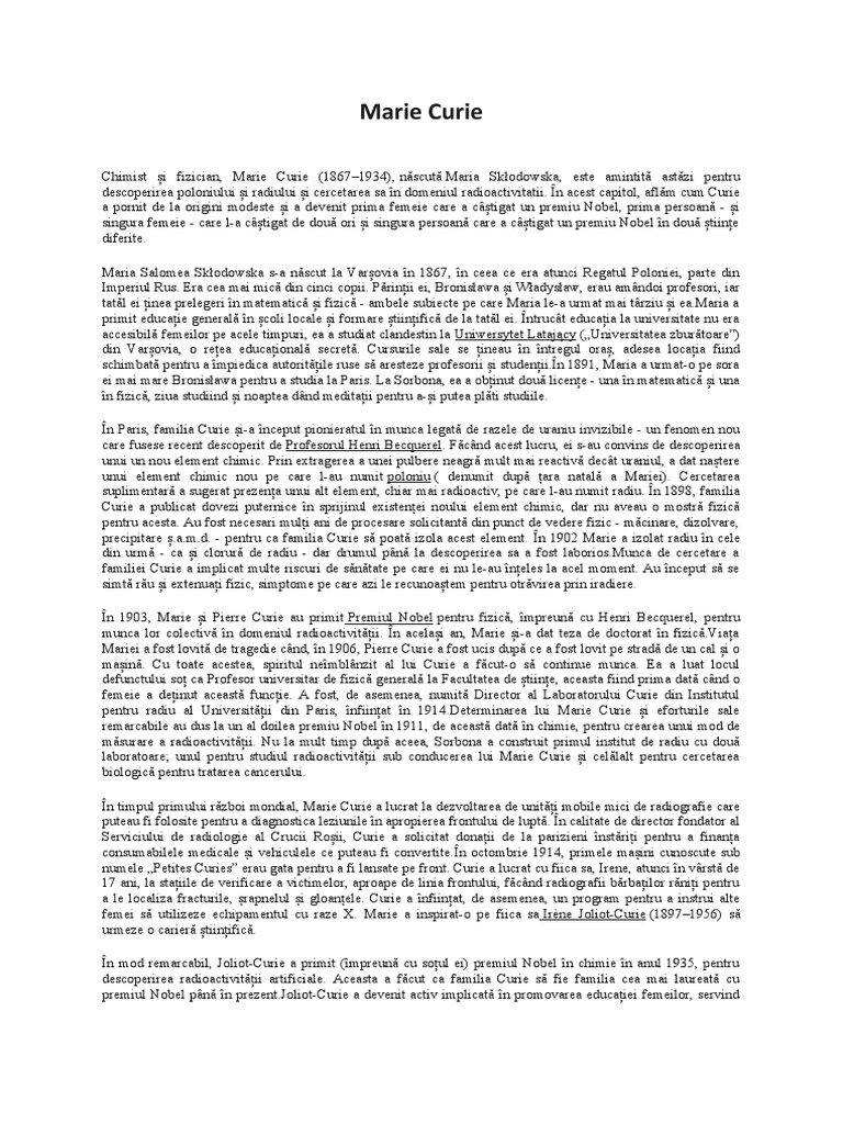 Marie Curie | PDF
