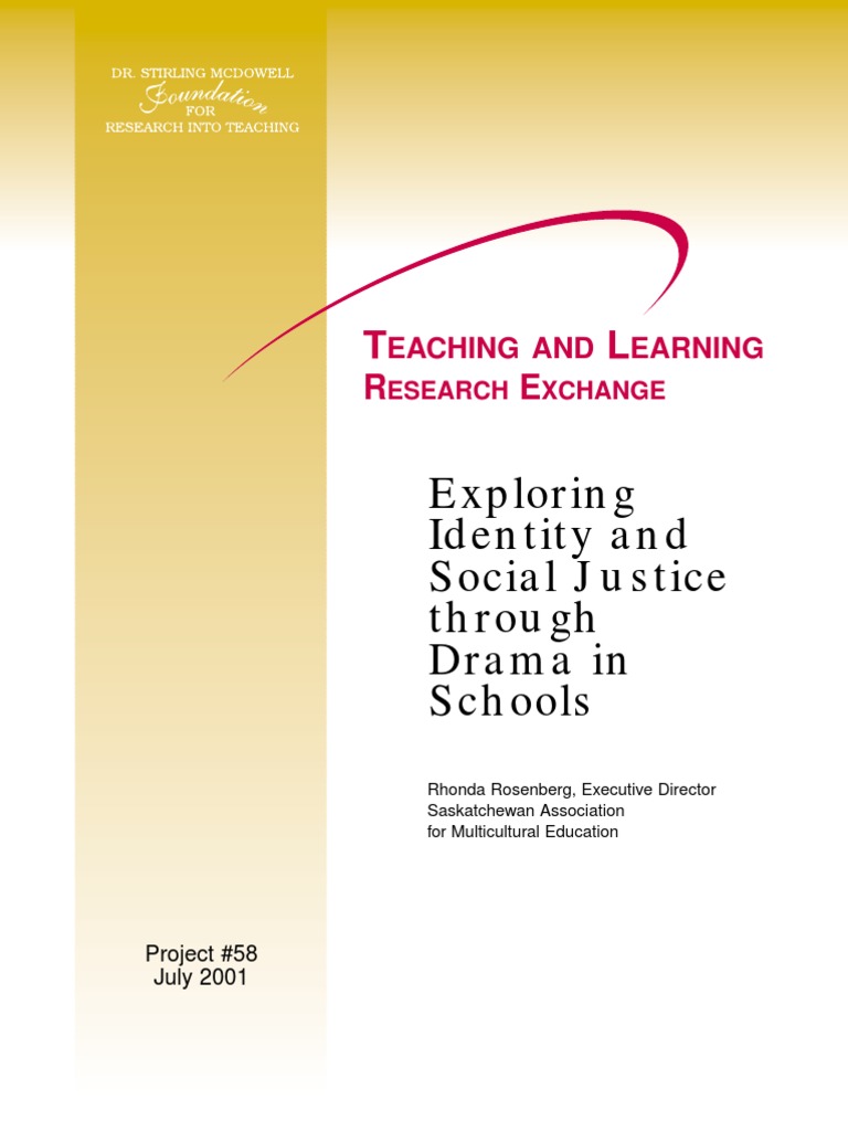 58 Explore Identity Through Drama | PDF | Teachers | Facilitator