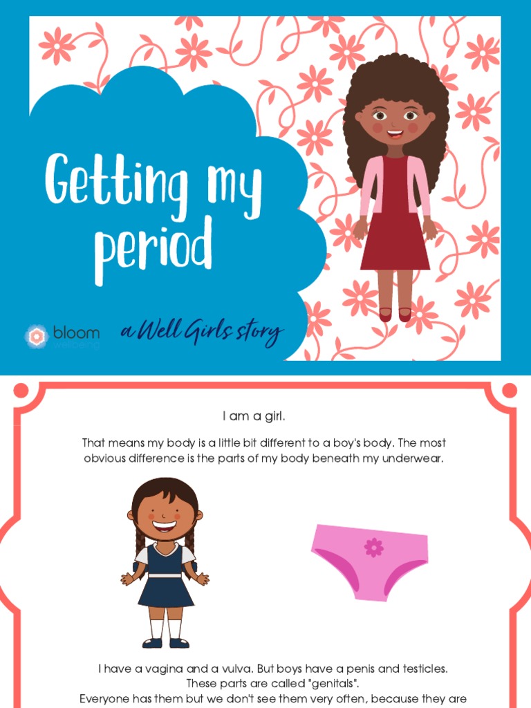 Getting My Period - Social Story For Girls in Early Puberty | Download ...