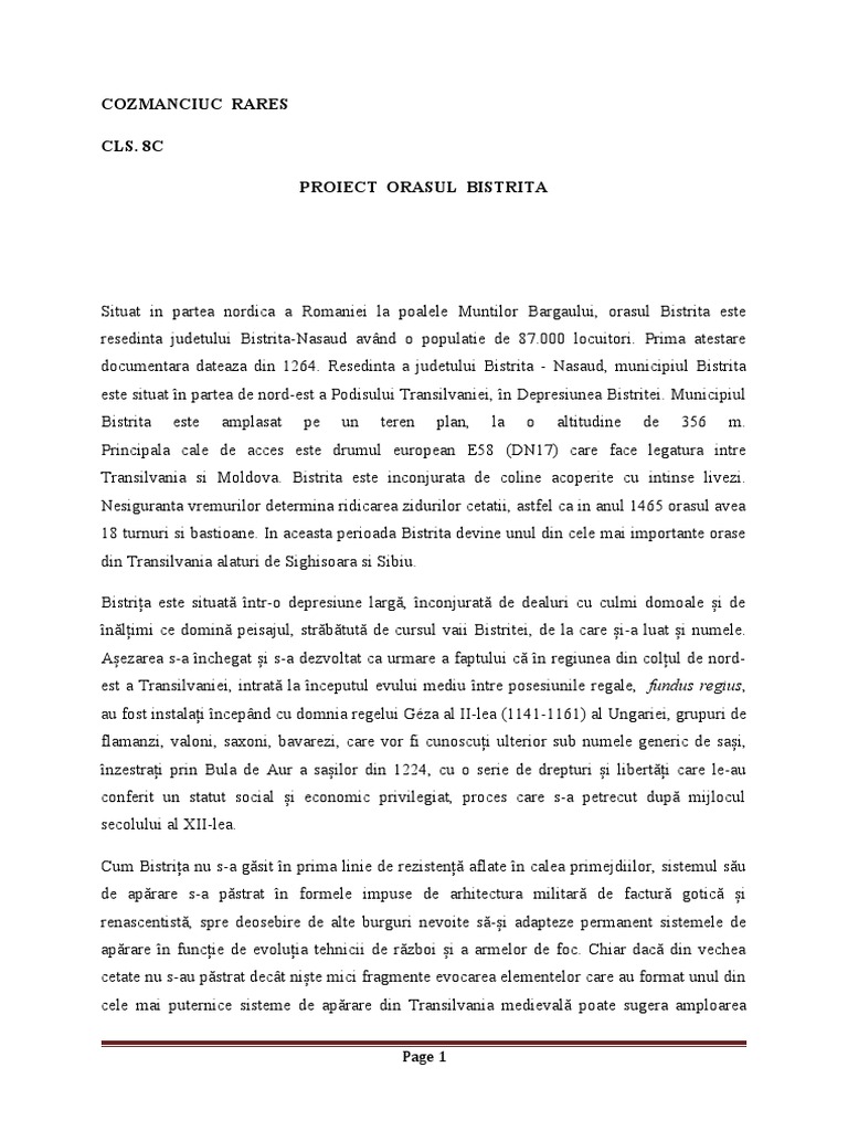 Proiect | PDF