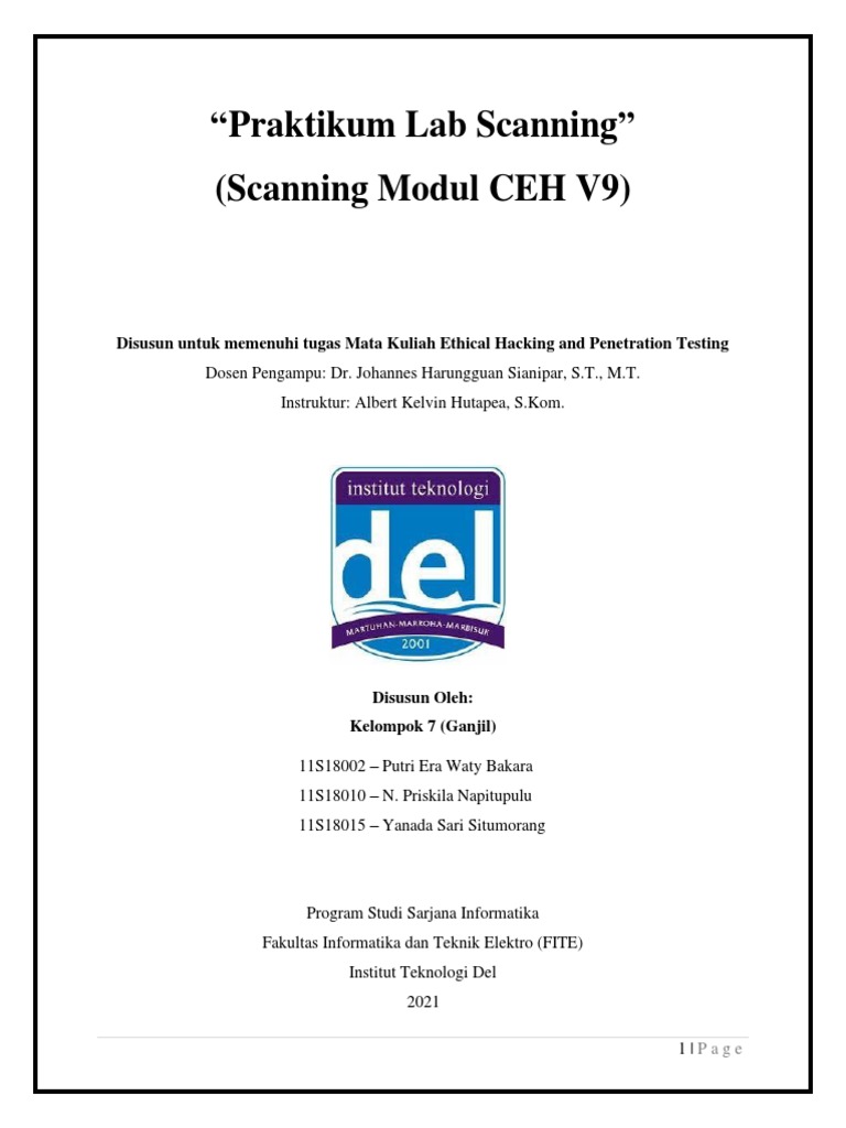 "Praktikum Lab Scanning" (Scanning Modul CEH V9) | PDF | Proxy Server | Hypertext Transfer Protocol