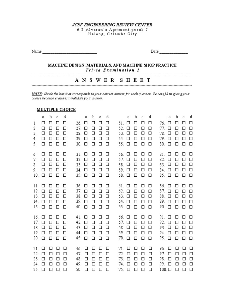 Ansheet Sheet 2 | PDF