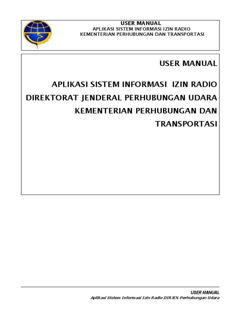 Panduan Aplikasi Izin Radio Online | PDF