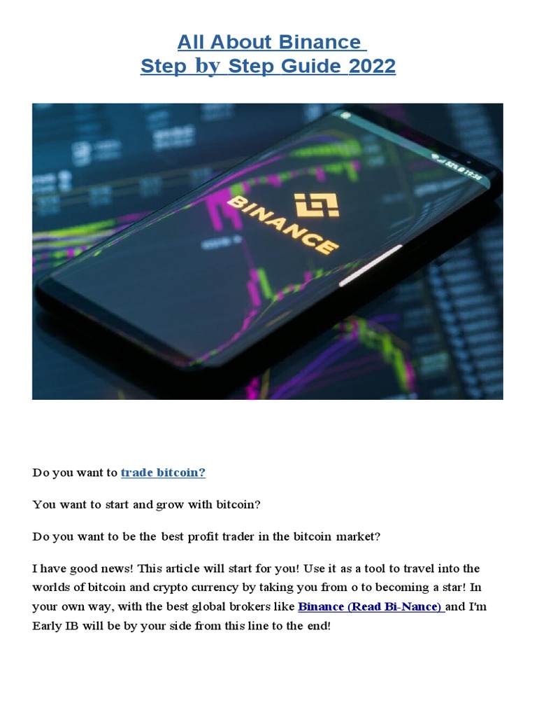Step by Step Binance Guide | PDF | Bitcoin | Cryptocurrency