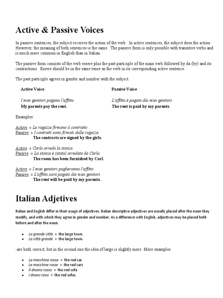 Italian Language Guide | PDF | Grammatical Tense | Perfect (Grammar)