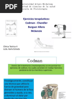 Ejercicios Pendulares de Codman | PDF | Salud y bienestar