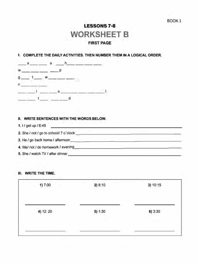 Get Worksheet Document | PDF