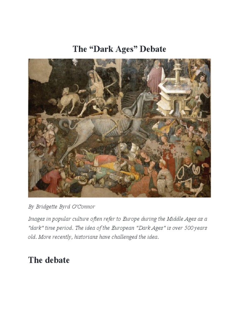 The Dark Ages | PDF | Renaissance | Middle Ages