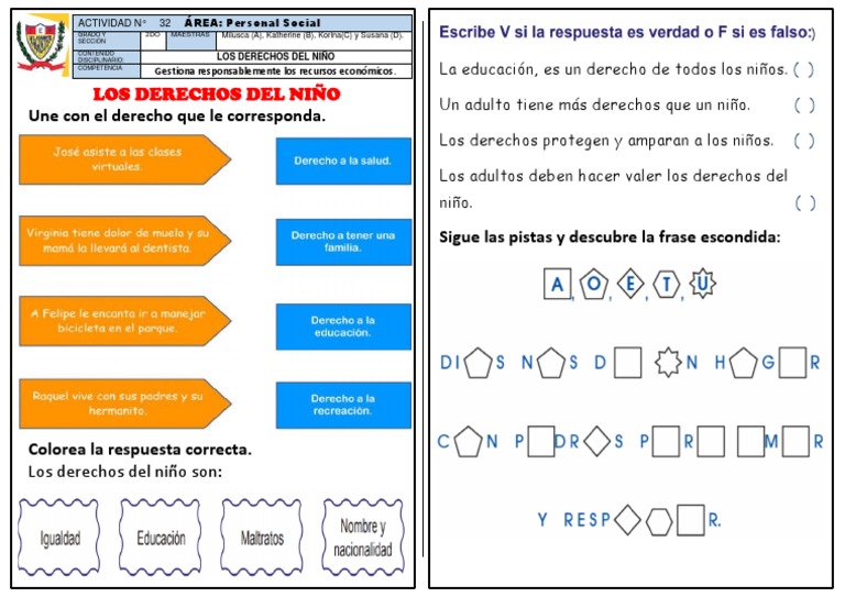 Derechos Del Niño | PDF | Salud y bienestar