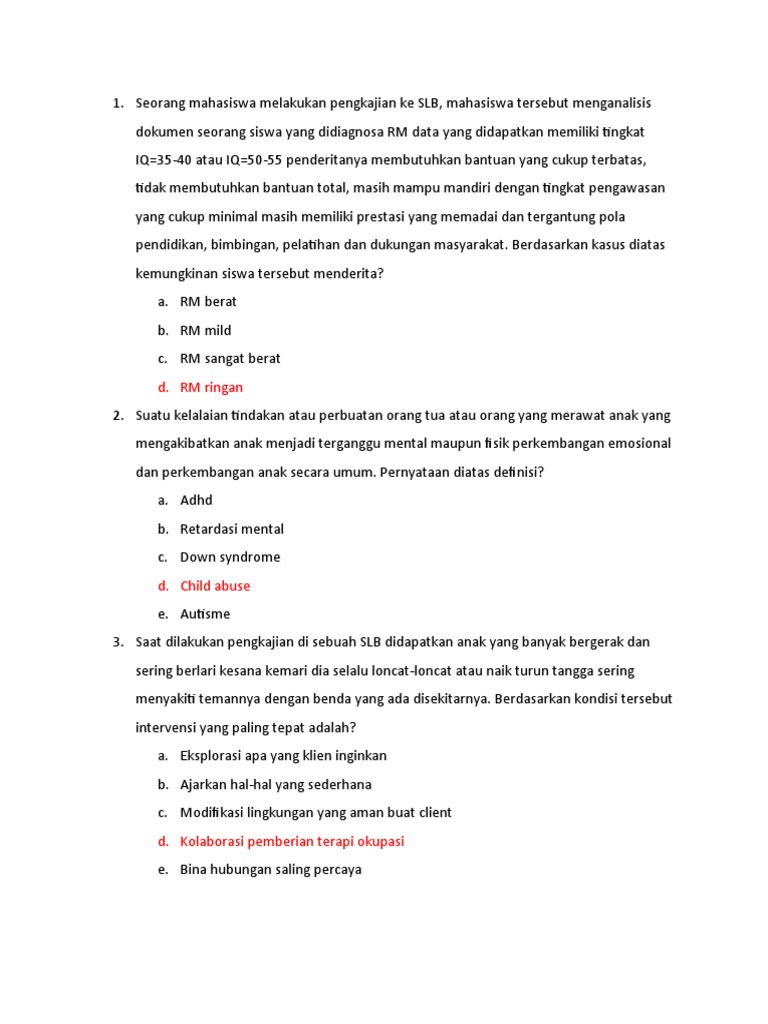 Kuis Anak | PDF | Pengembangan Diri