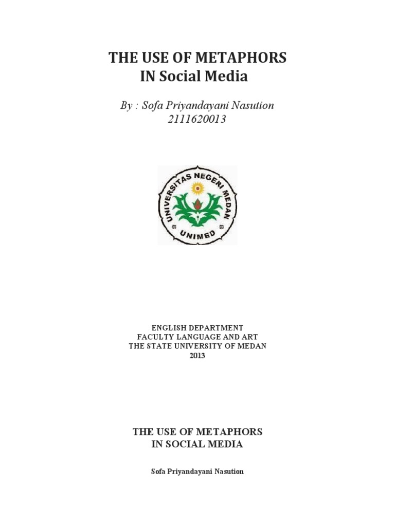 The Use of Metaphors in Social Media | PDF | Popular Culture & Media ...